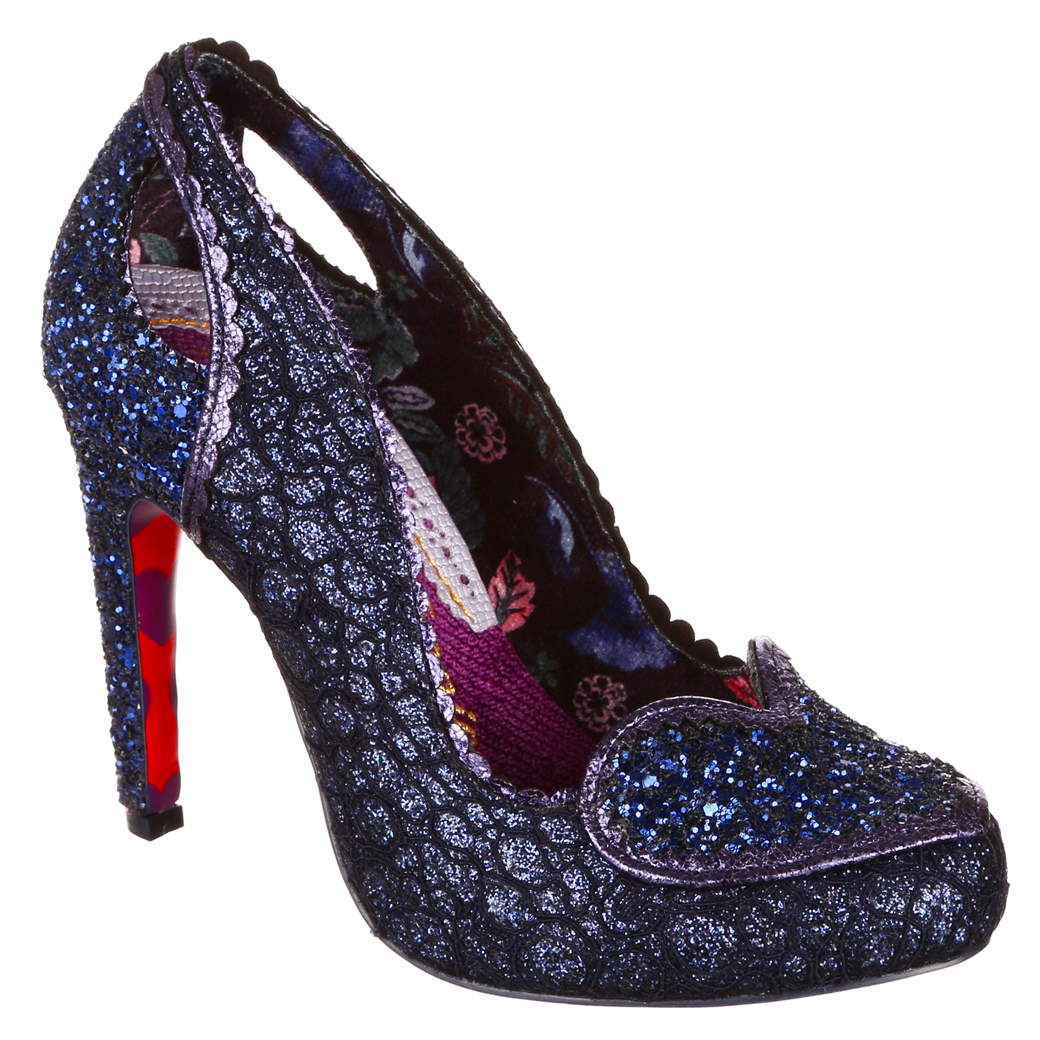 Irregular Choice | Navy Stiletto High Heel Shoes | Loren Love