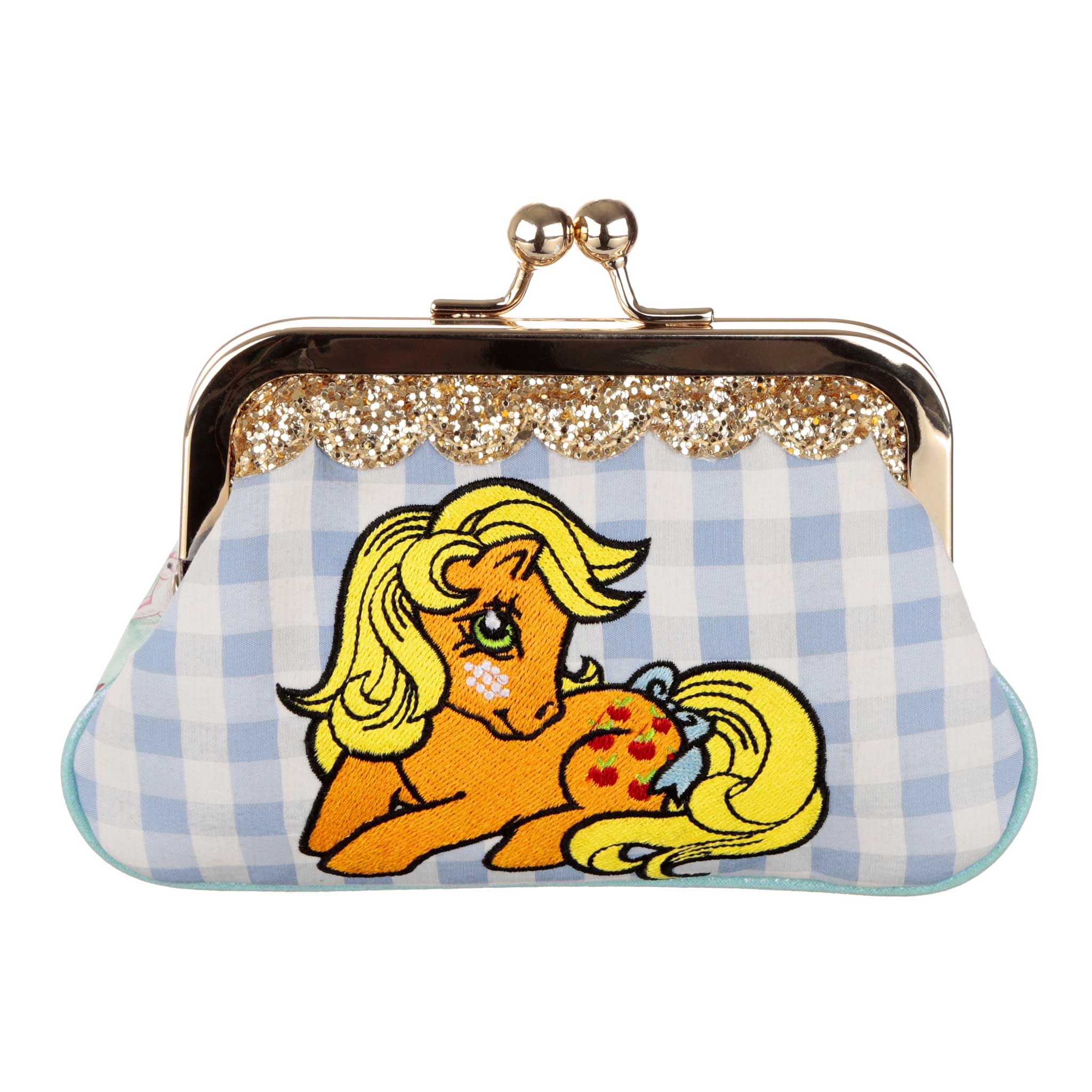 Irregular Choice X My Little Pony Hinged Coin Purse Blue Gingham ...